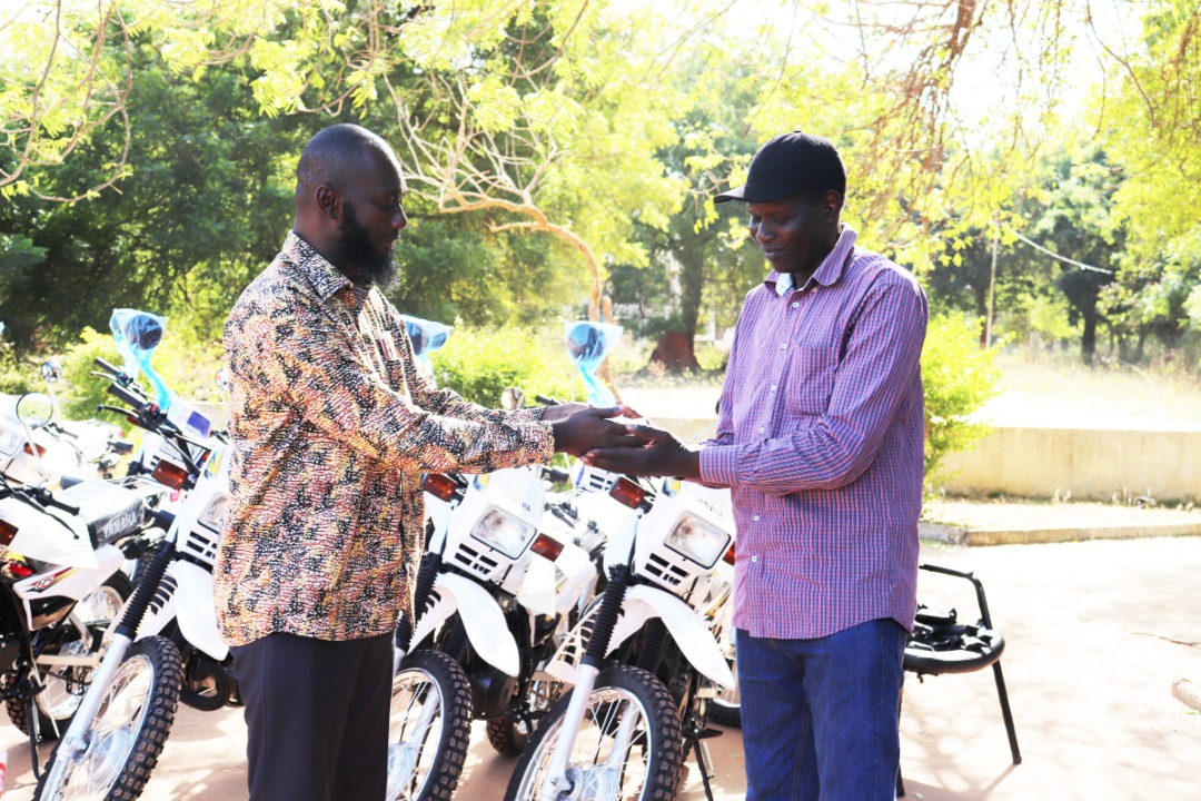 Roots Project Handing Over 16 Motorbikes To Implementing Partners ...