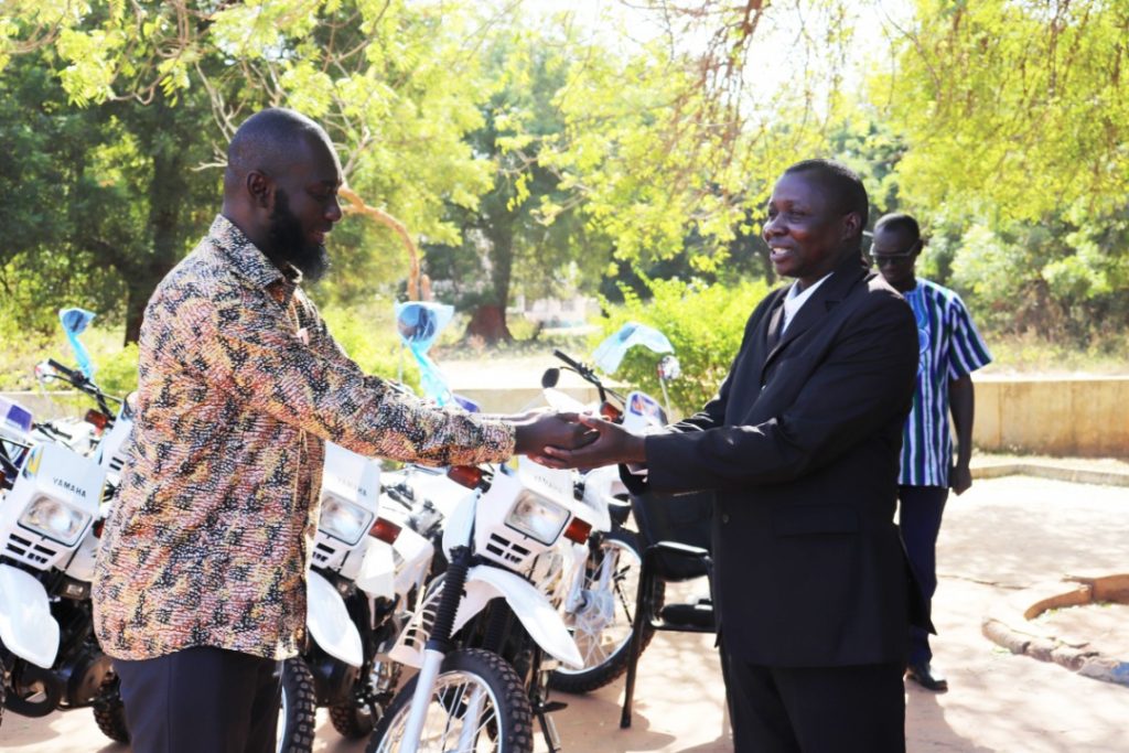 Roots Project Handing Over 16 Motorbikes To Implementing Partners ...