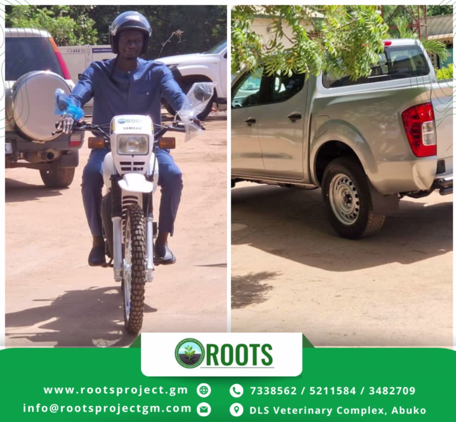ROOTS Supports Gambia's Department of Agriculture with Mobility Equipment - Resilience of ...